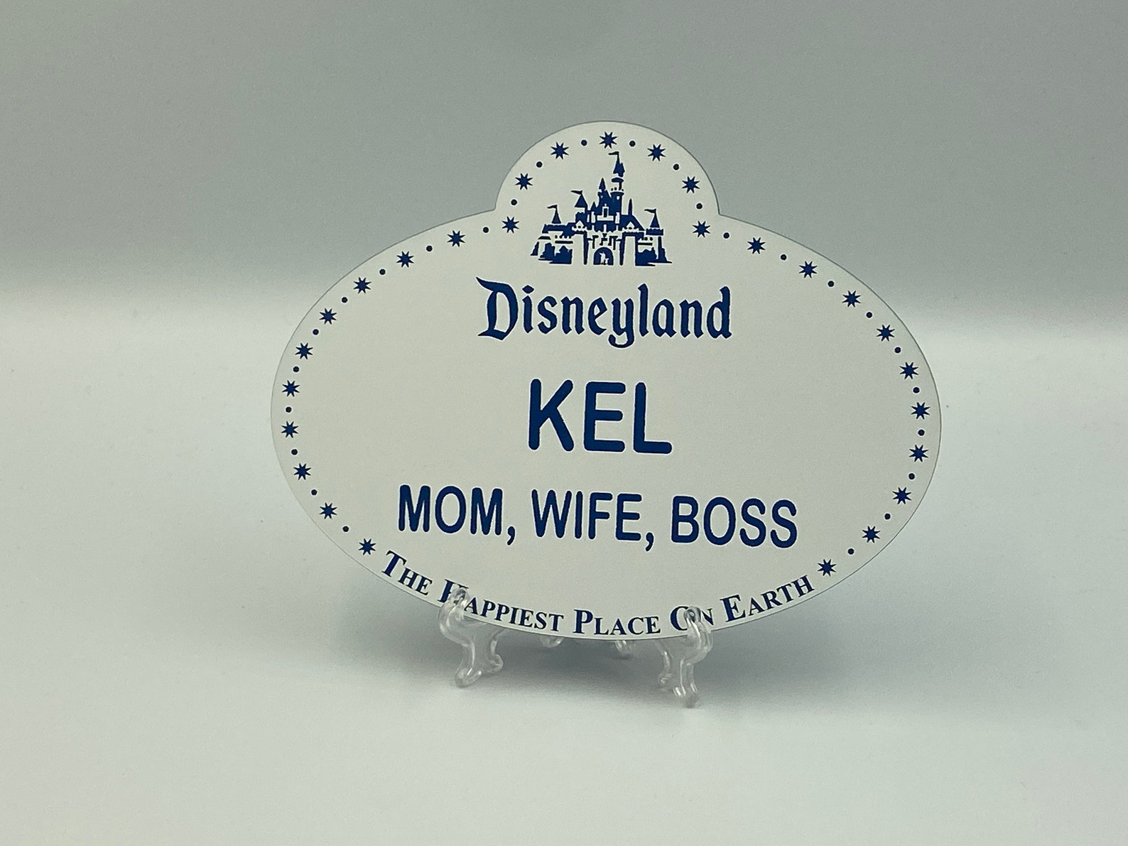 Cast Member Name Tag Badge Desk Sign Personalized - Etsy