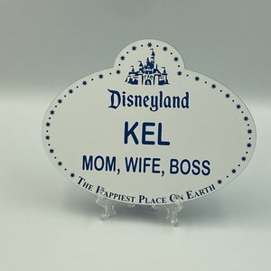Cast Member Name Tag Badge Desk Sign Personalized - Etsy