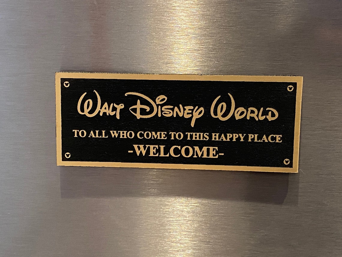 Disney Welcome Magnets - Etsy
