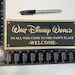 Walt Disney World Welcome Sign - Etsy