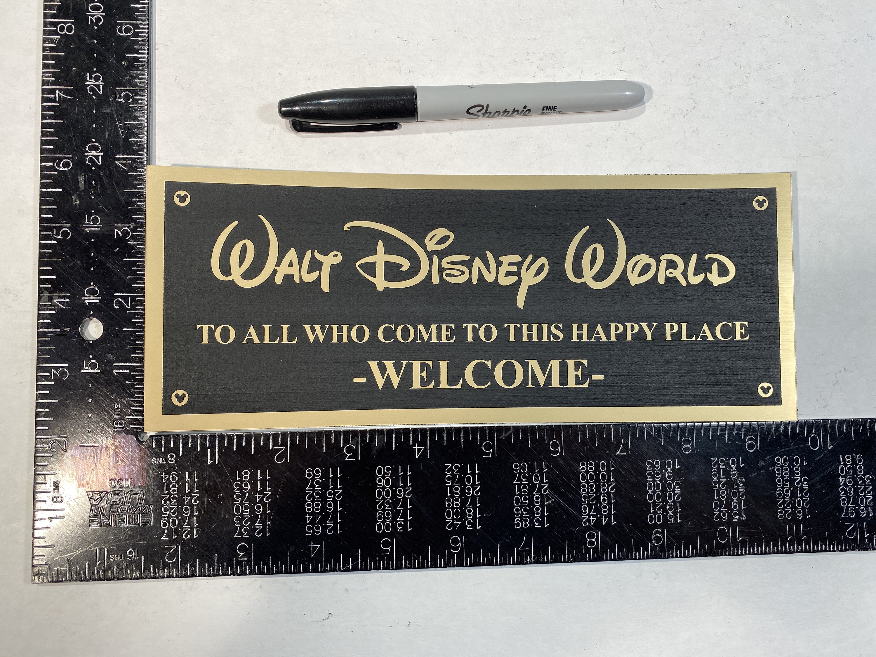 Walt Disney World Welcome Sign - Etsy