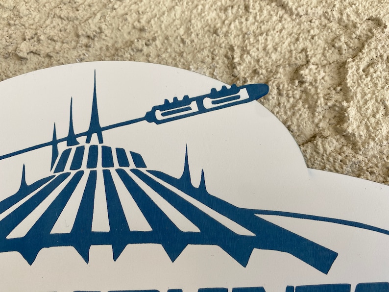 Space Mountain Sign | Etsy