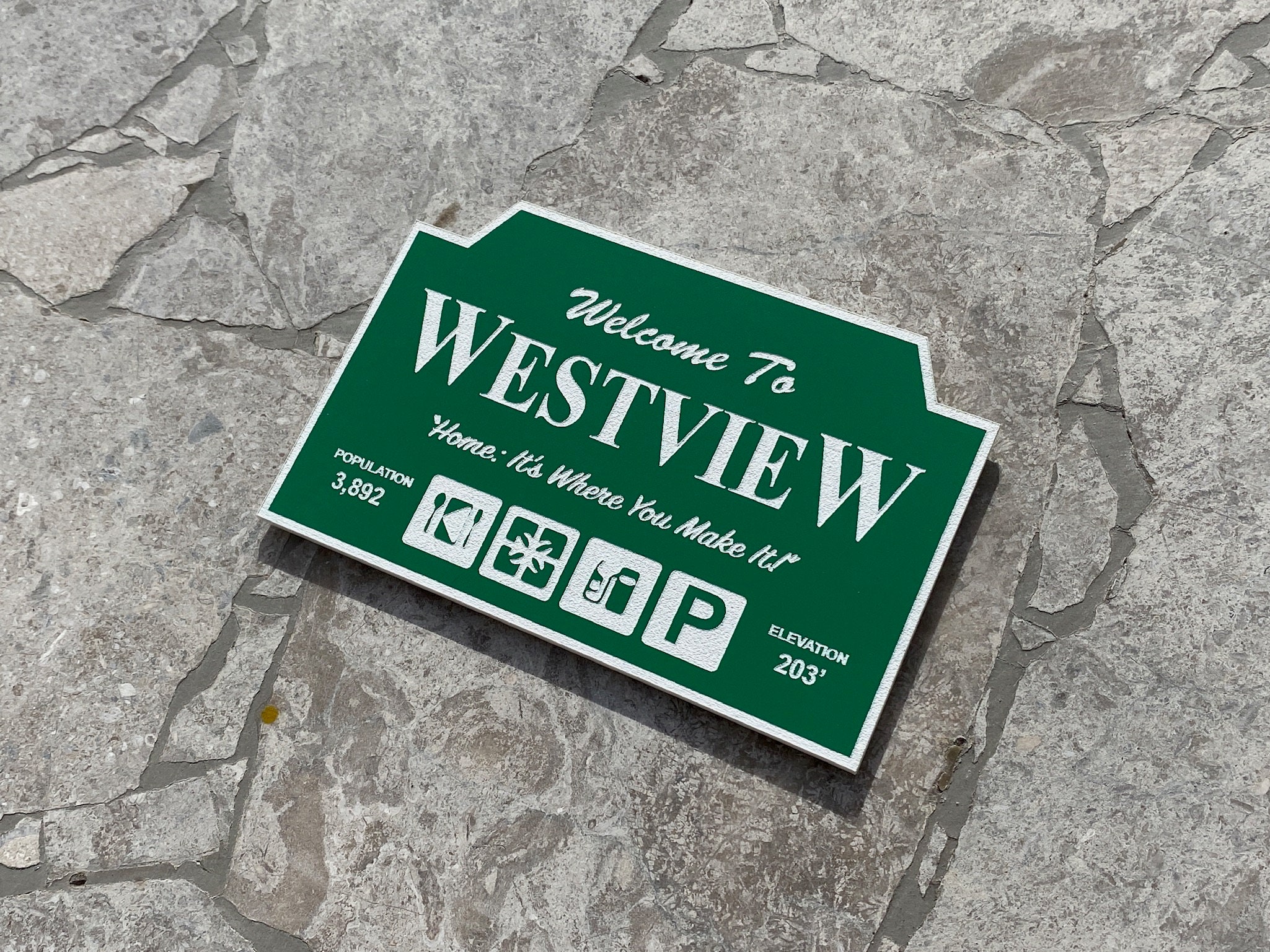 Wanda Vision Westview Sign Magnet - Etsy.de