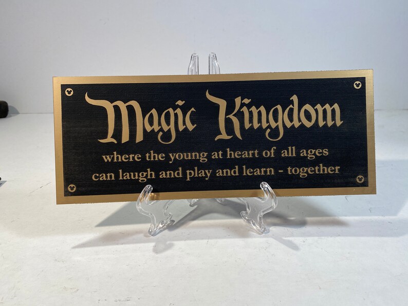 Magic Kingdom Sign | Etsy