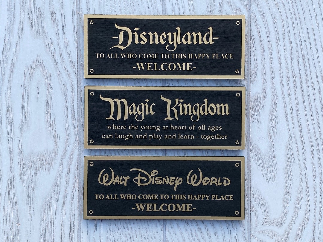 Disney Welcome Magnets - Etsy