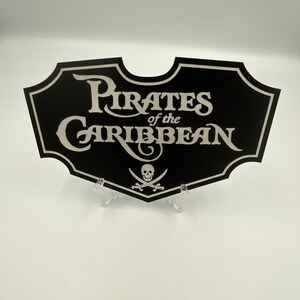 Pirates of the Caribbean Sign - Etsy