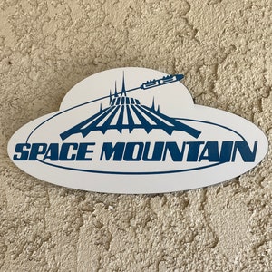 Space Mountain Sign - Etsy