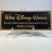 Walt Disney World Welcome Sign - Etsy