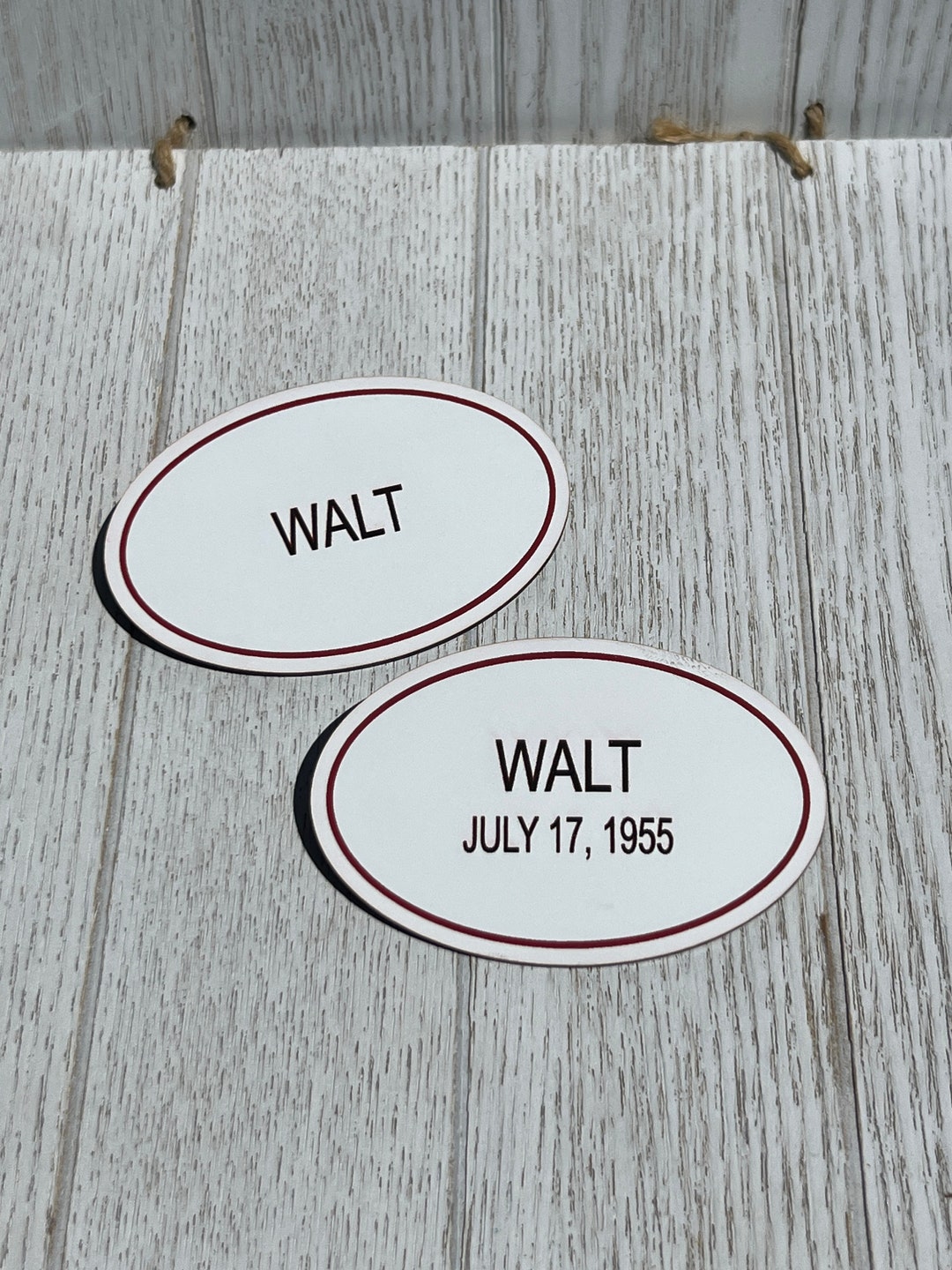 Vintage Cast Member Name Tag Badge - Customizable - Etsy