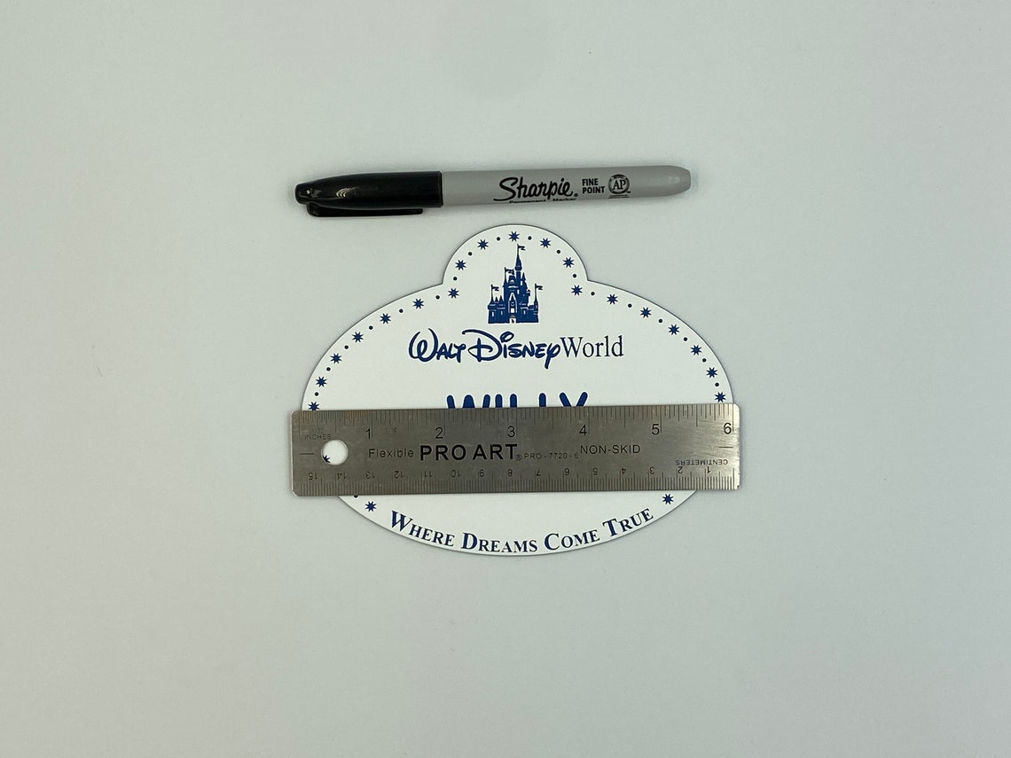 Cast Member Name Tag Badge Desk Sign Personalized | Etsy