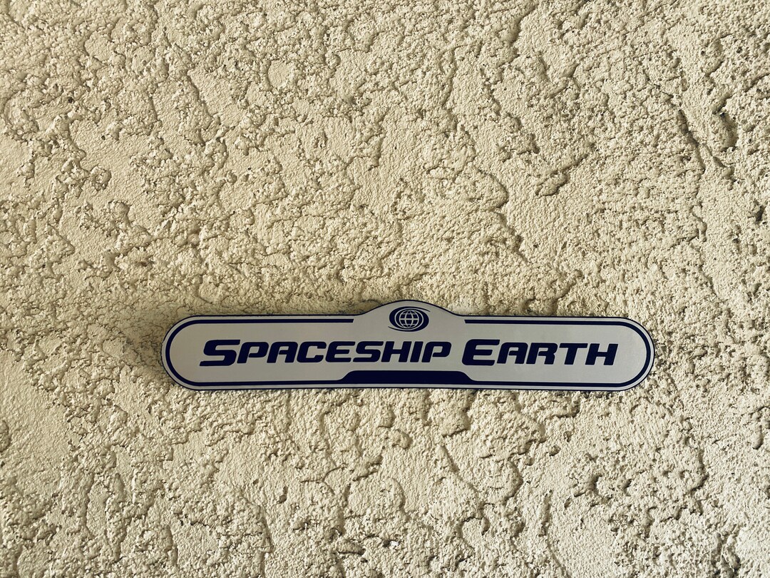 Spaceship Earth Sign - Etsy