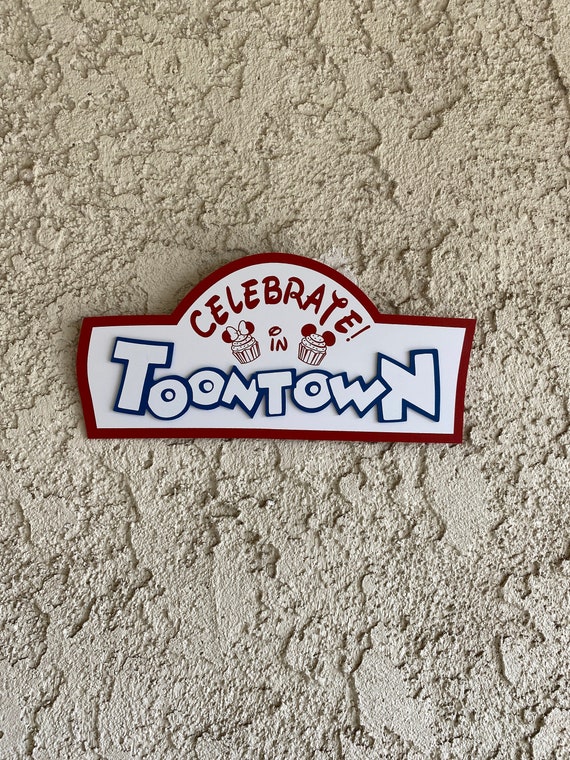 Celebrate in Toontown Sign - Etsy