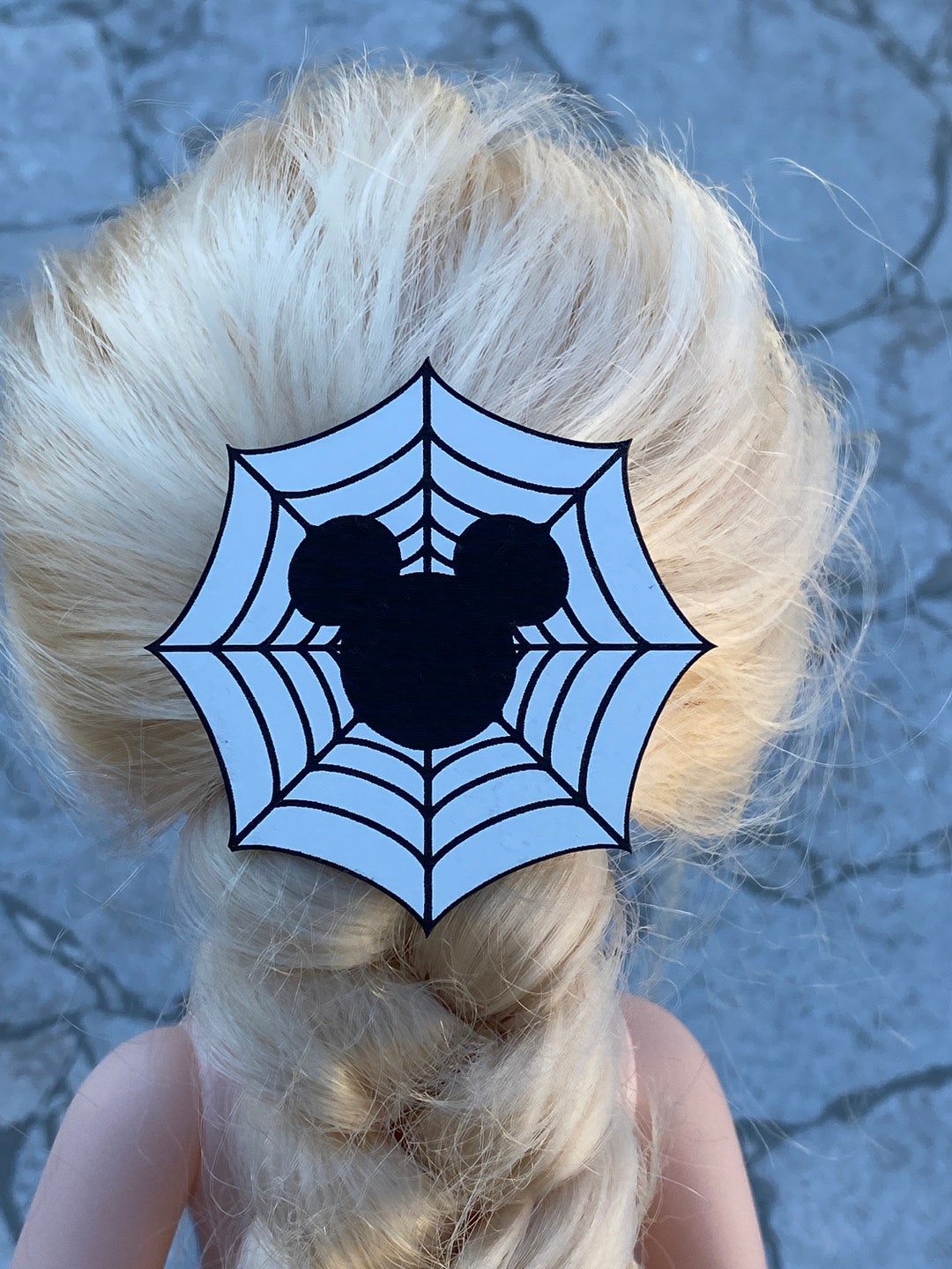 Mickey Mouse - Spider Web - Hair Clip - Etsy