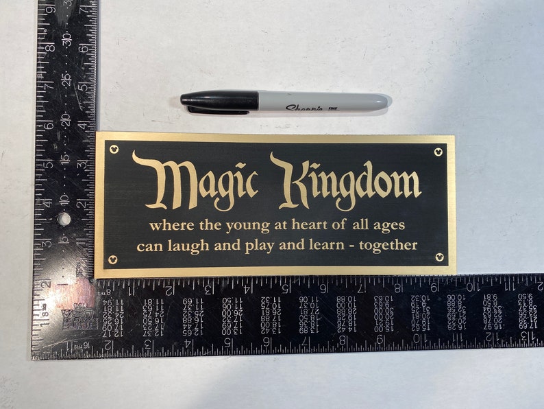 Magic Kingdom Sign | Etsy