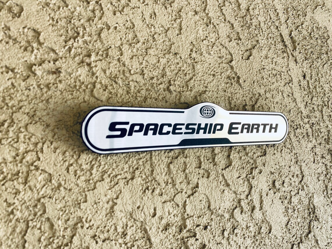 Spaceship Earth Sign | Etsy