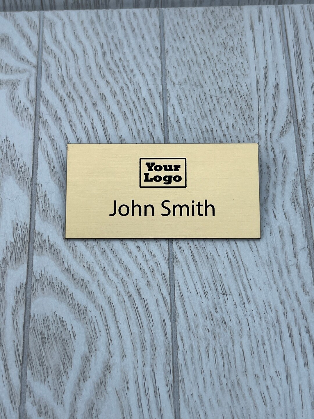 Custom Personalized Engraved Professional Name Badges With Custom Logos ...