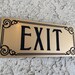 Exit Sign - Etsy