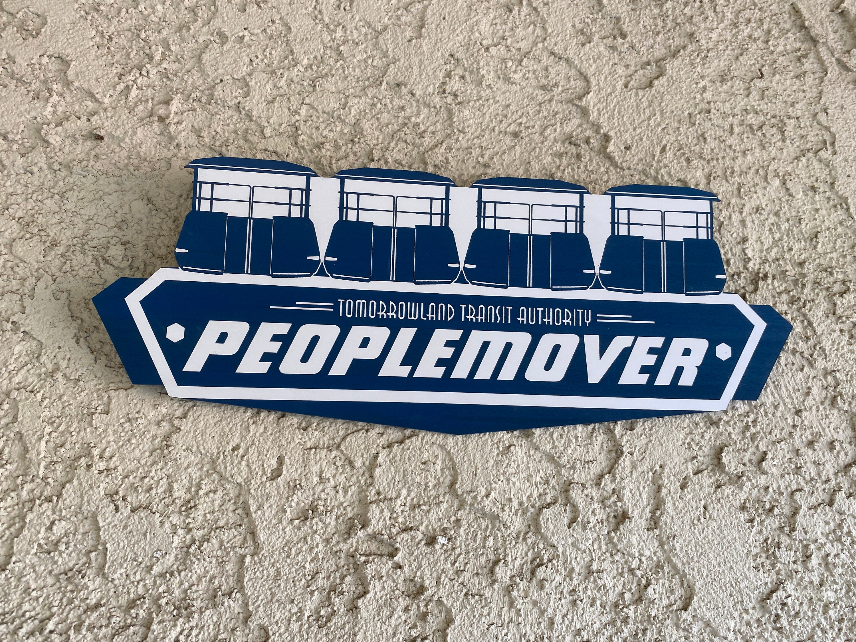 Peoplemover Ride Vehicle Sign - Etsy