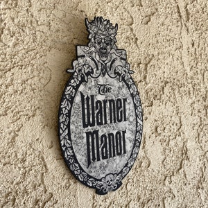 Haunted Mansion Sign - Customizable - Etsy