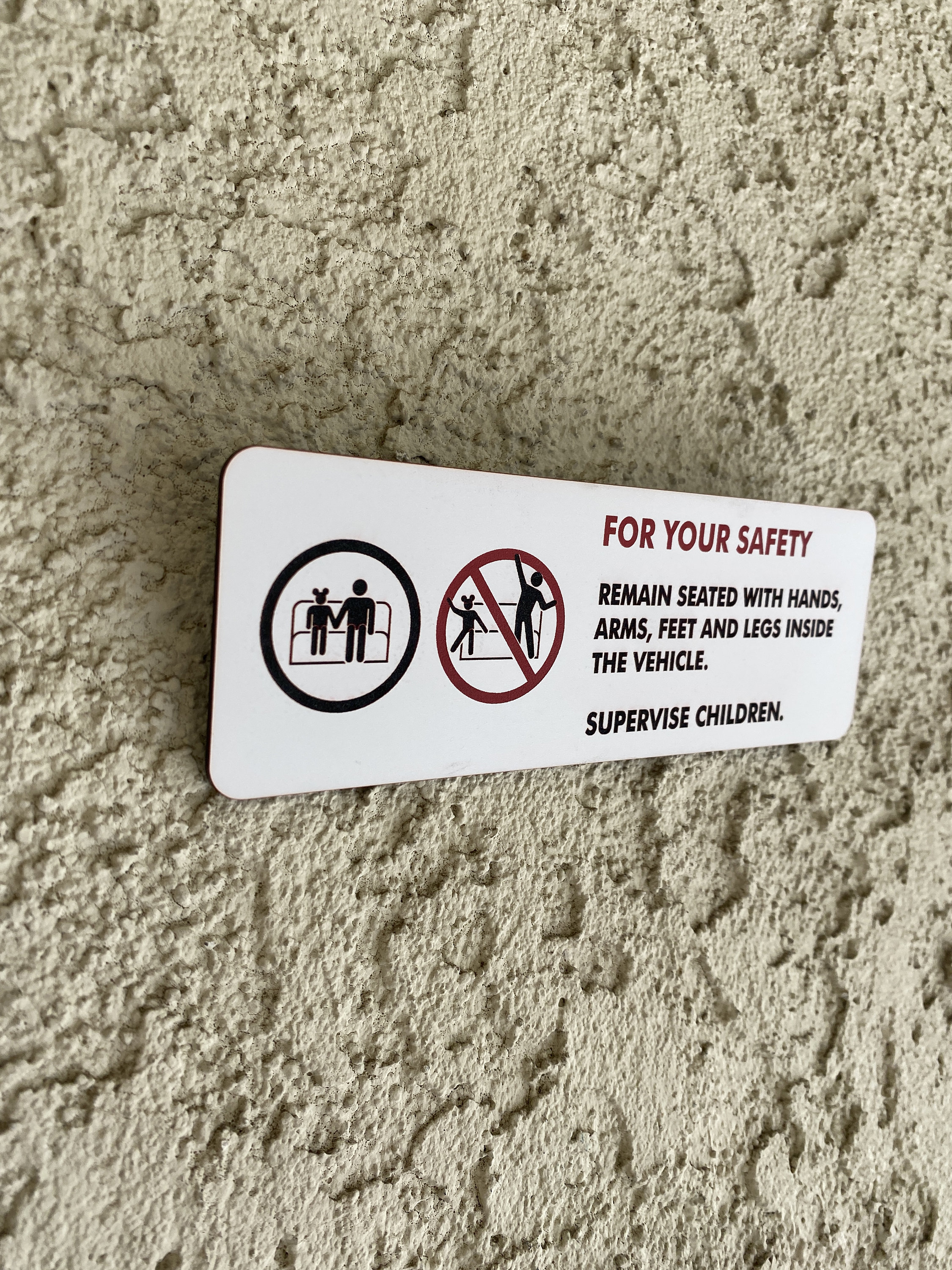 Disney Inspired Safety Sign - Etsy