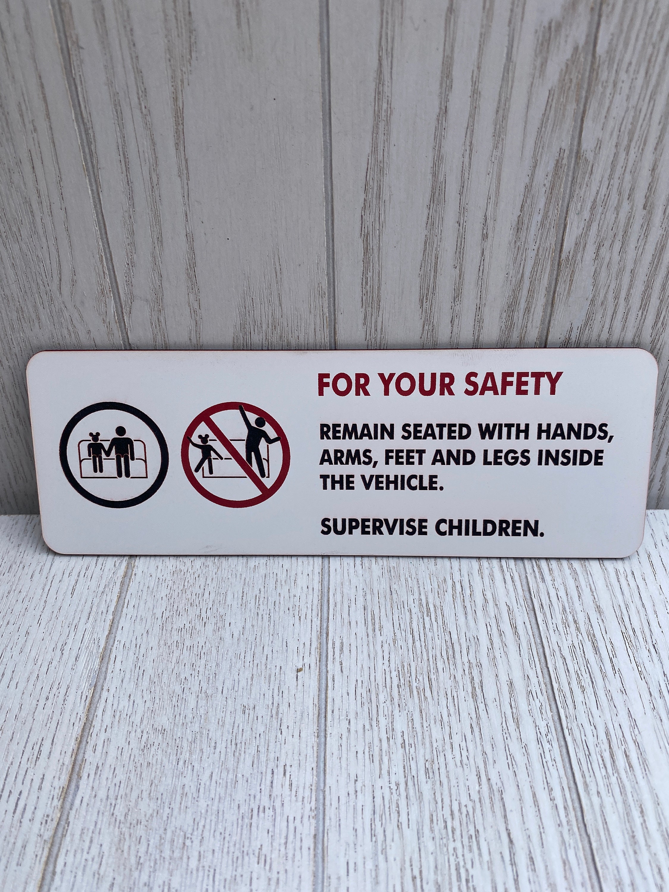 Disney Inspired Safety Sign - Etsy