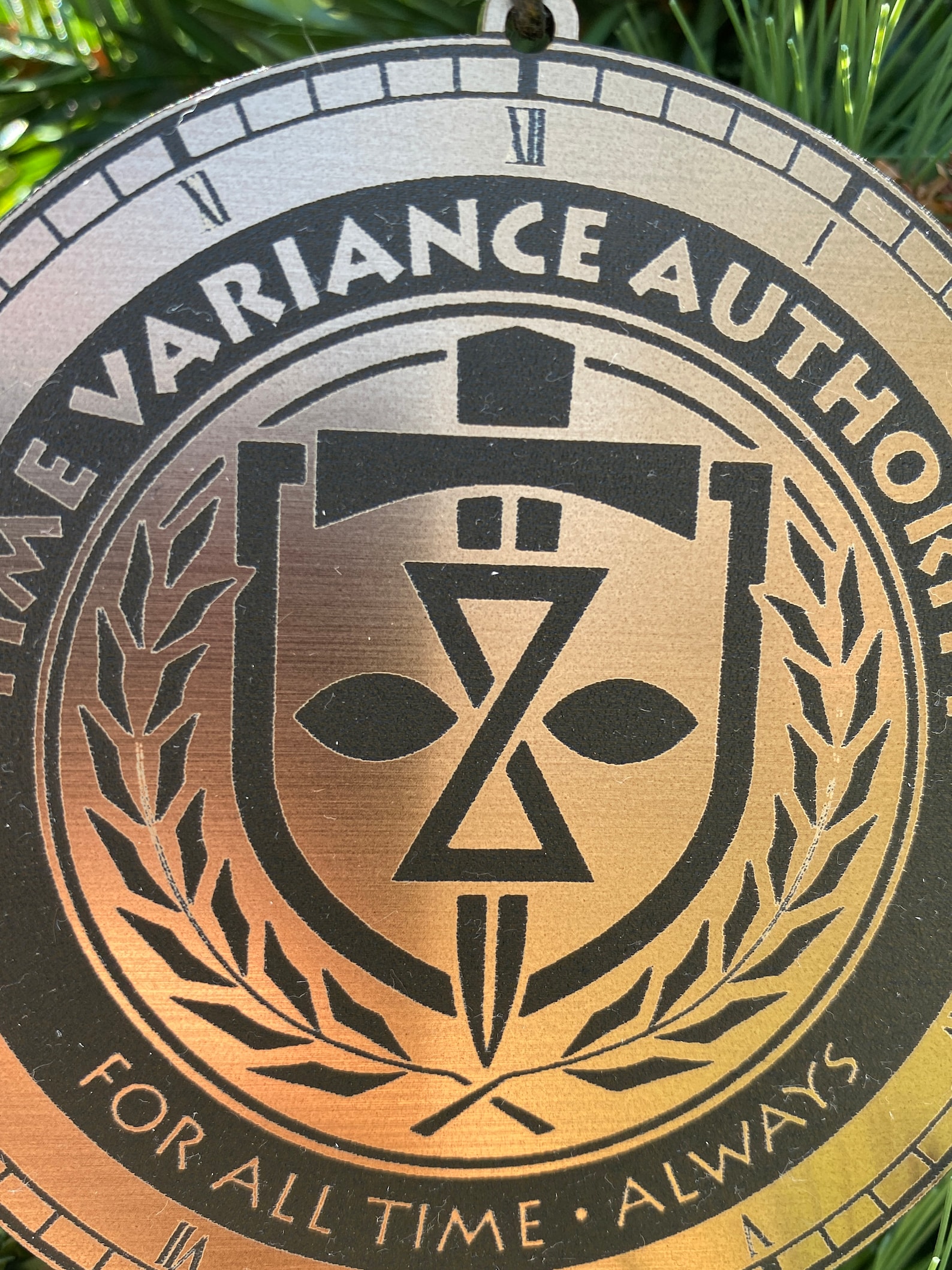 Time Variance Authority Ornament | Etsy