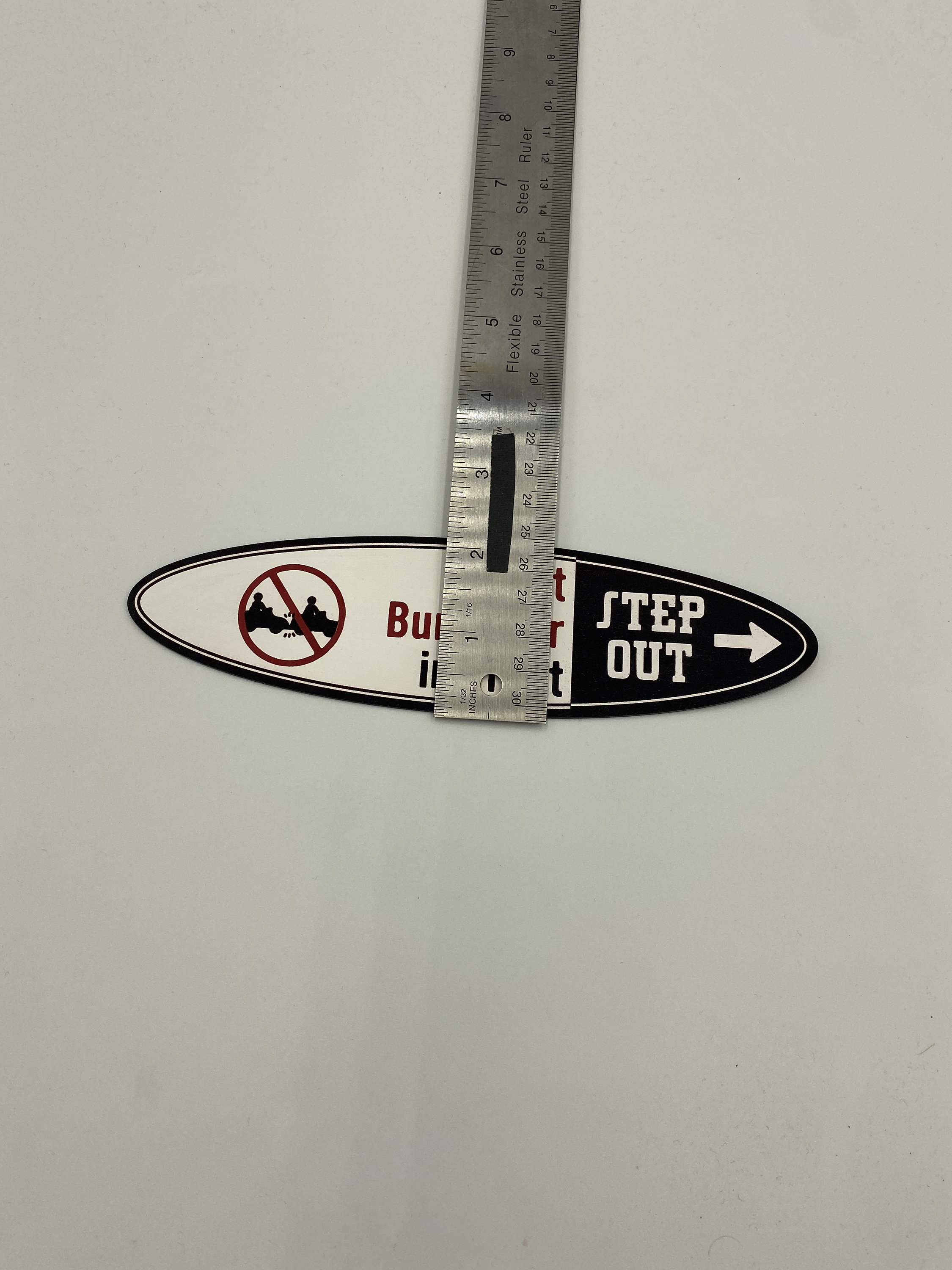 Safety Sign Do Not Bump Car in Front | Etsy