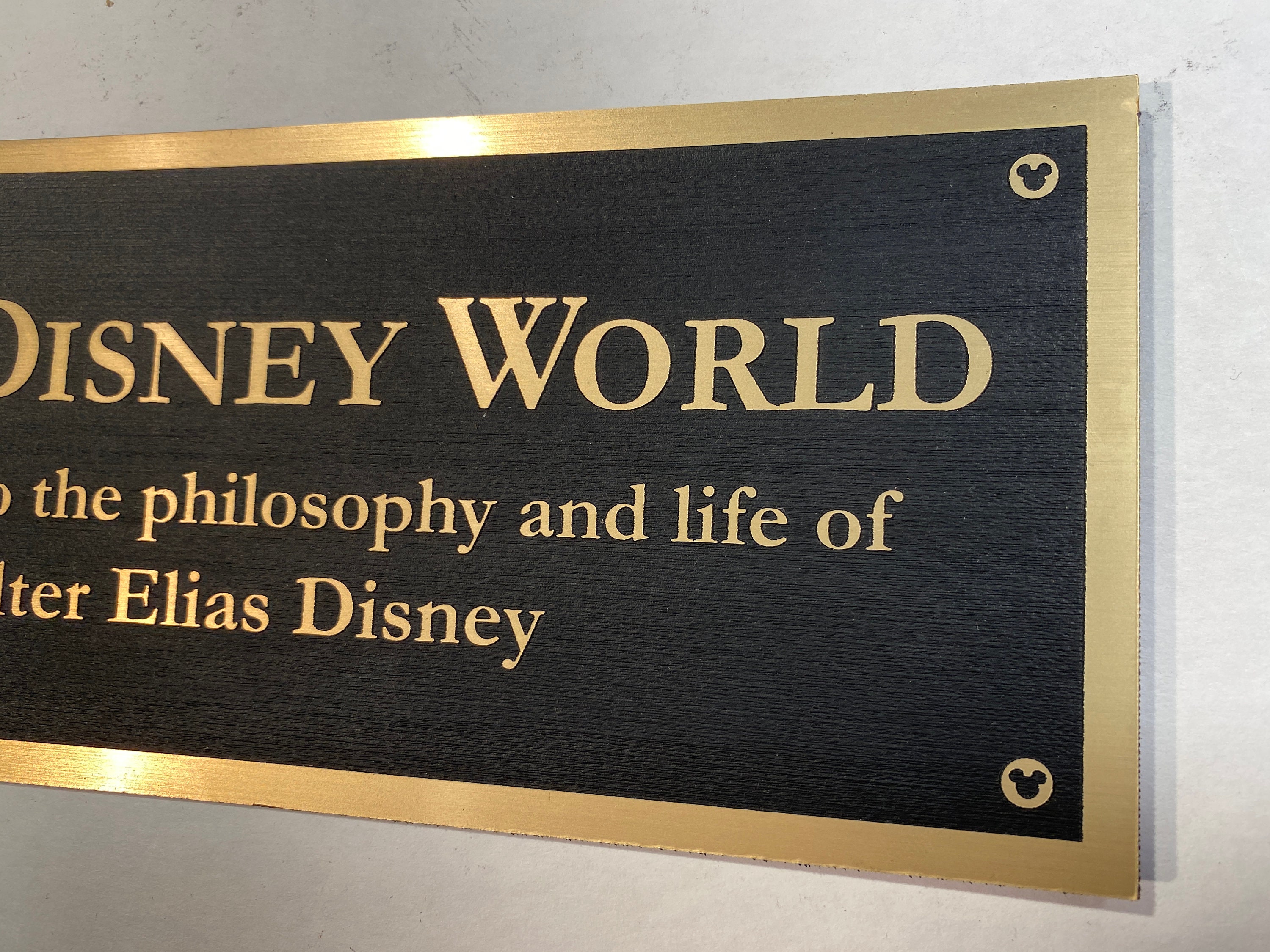 Walt Disney World Tribute Sign | Etsy
