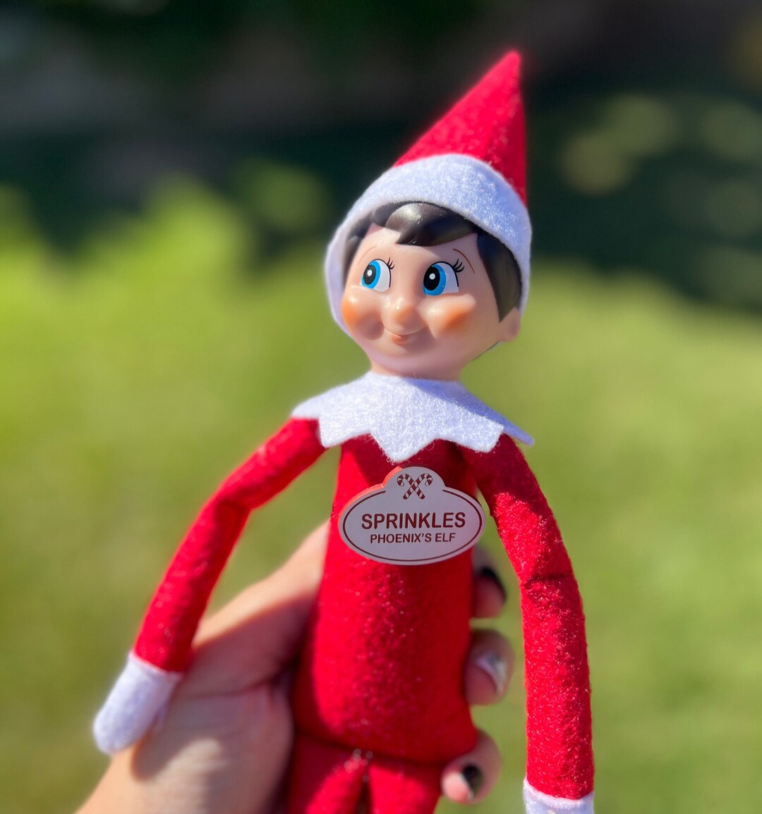 Custom Christmas Elf Name Badge - Etsy