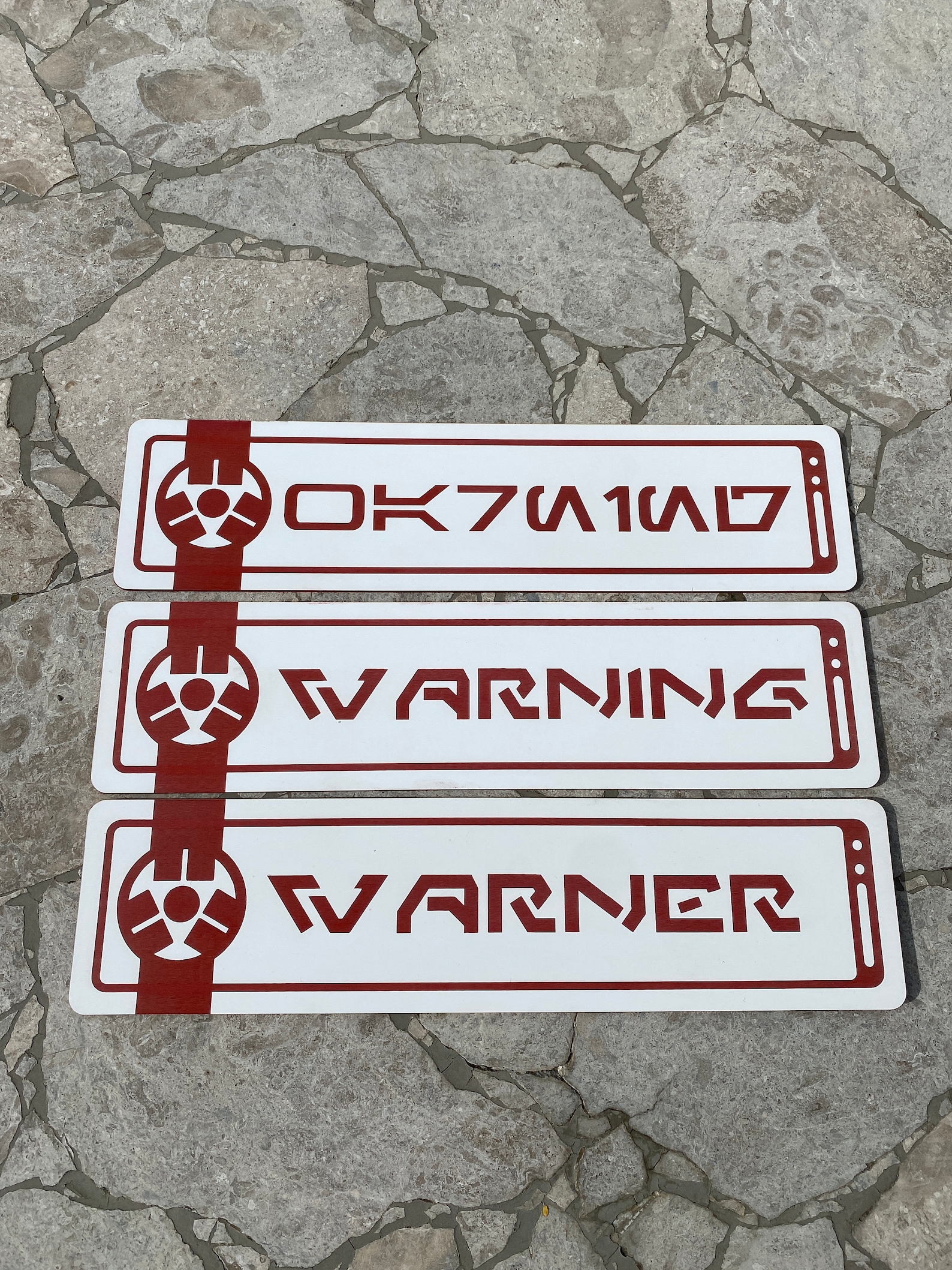 Custom Star Wars Warning Wall Sign - Etsy