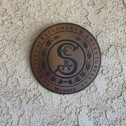 Society of Explorers and Adventurers S.E.A. 4in Iron on - Etsy