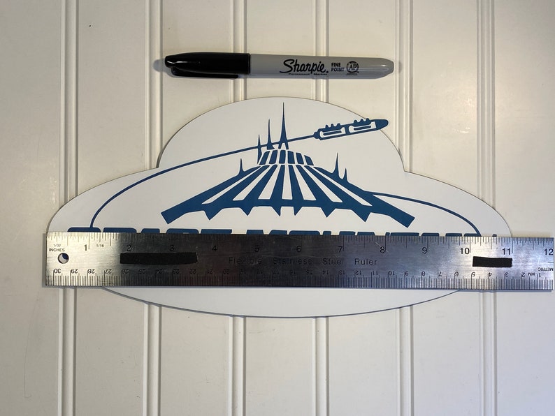 Space Mountain Sign | Etsy