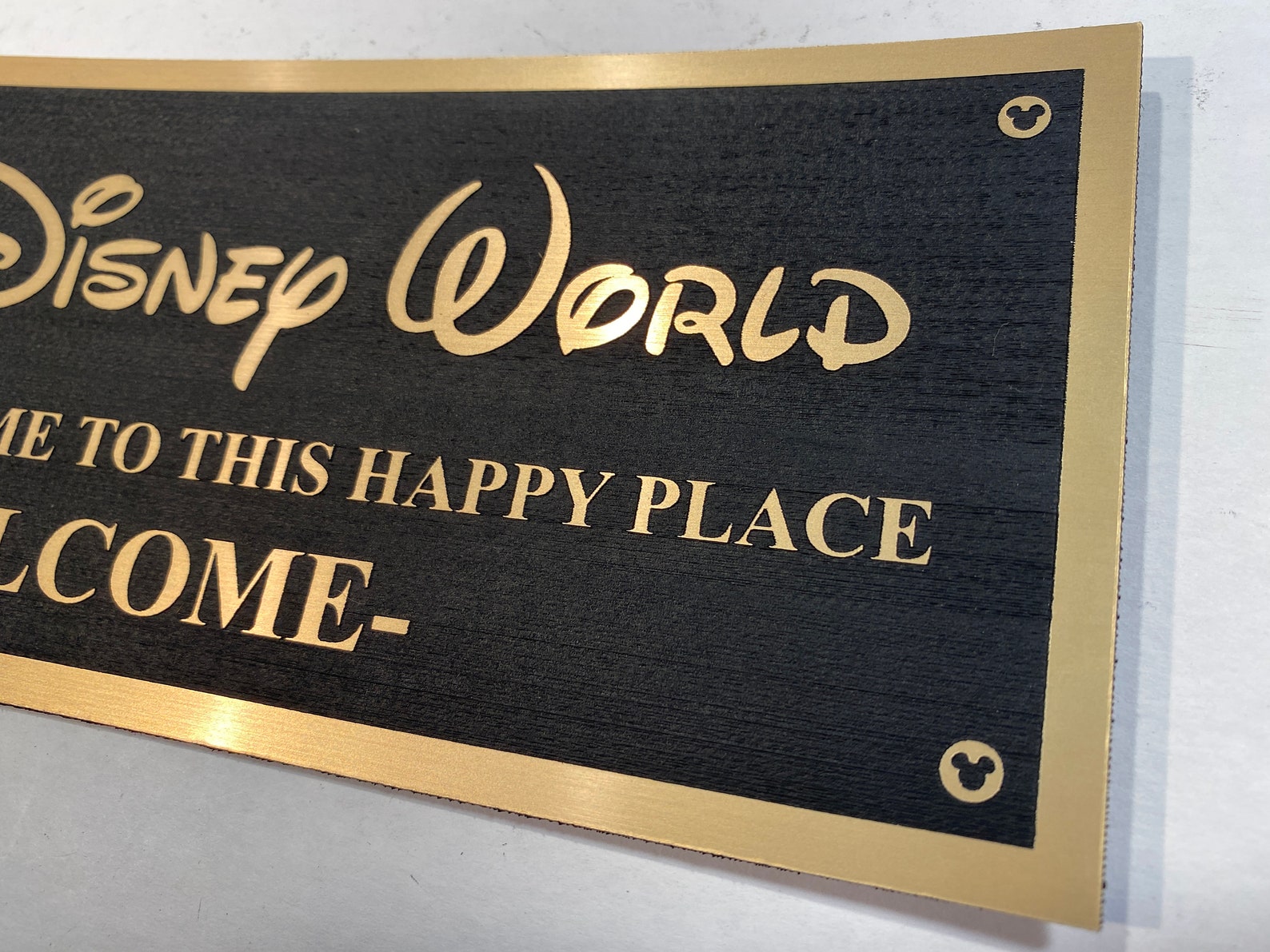 Walt Disney World Welcome Sign - Etsy