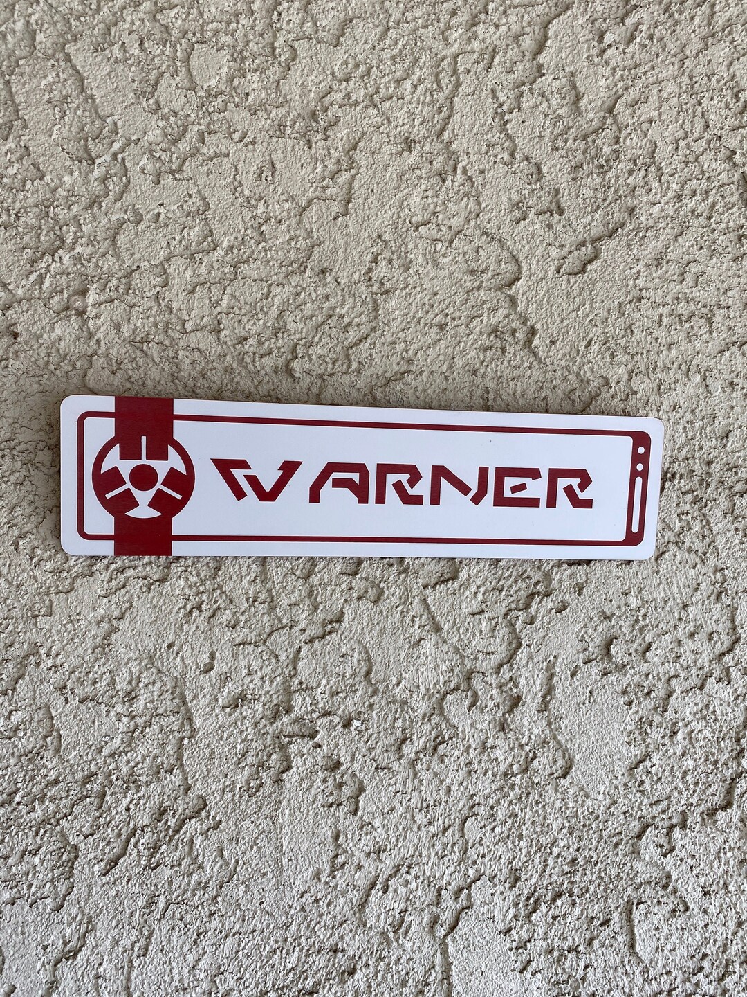 Custom Star Wars Warning Wall Sign - Etsy