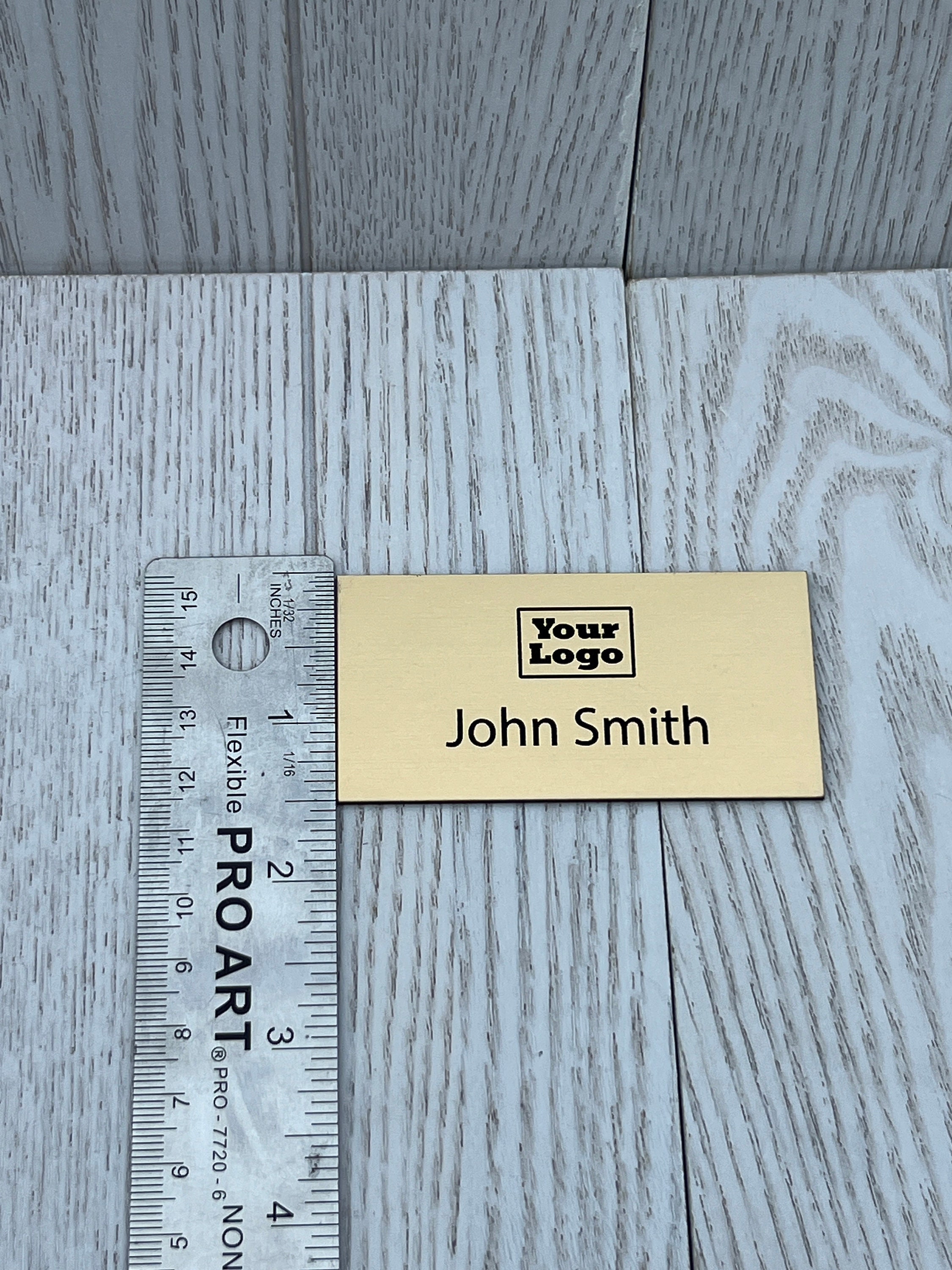 Custom Personalized Engraved Professional Name Badges With Custom Logos ...