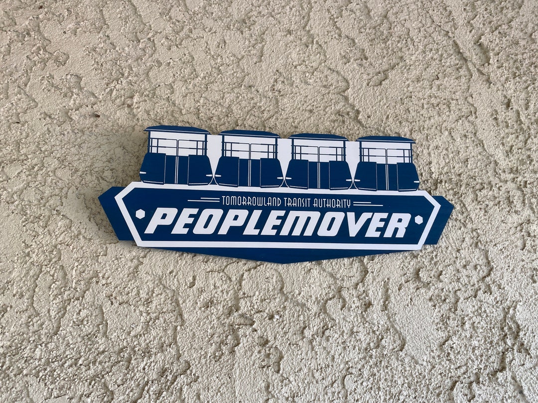 Peoplemover Ride Vehicle Sign - Etsy