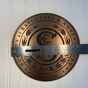 Society of Explorers and Adventurers Sign - Etsy