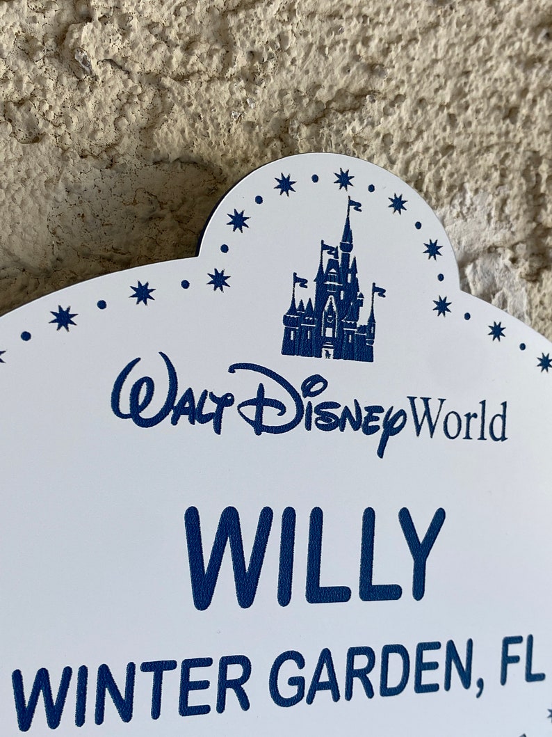 Cast Member Name Tag Badge Desk Sign Personalized - Etsy