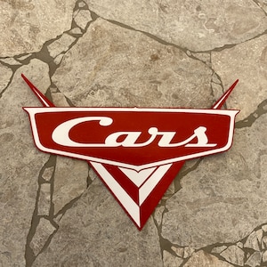 Cars Logo Wall Sign - Etsy