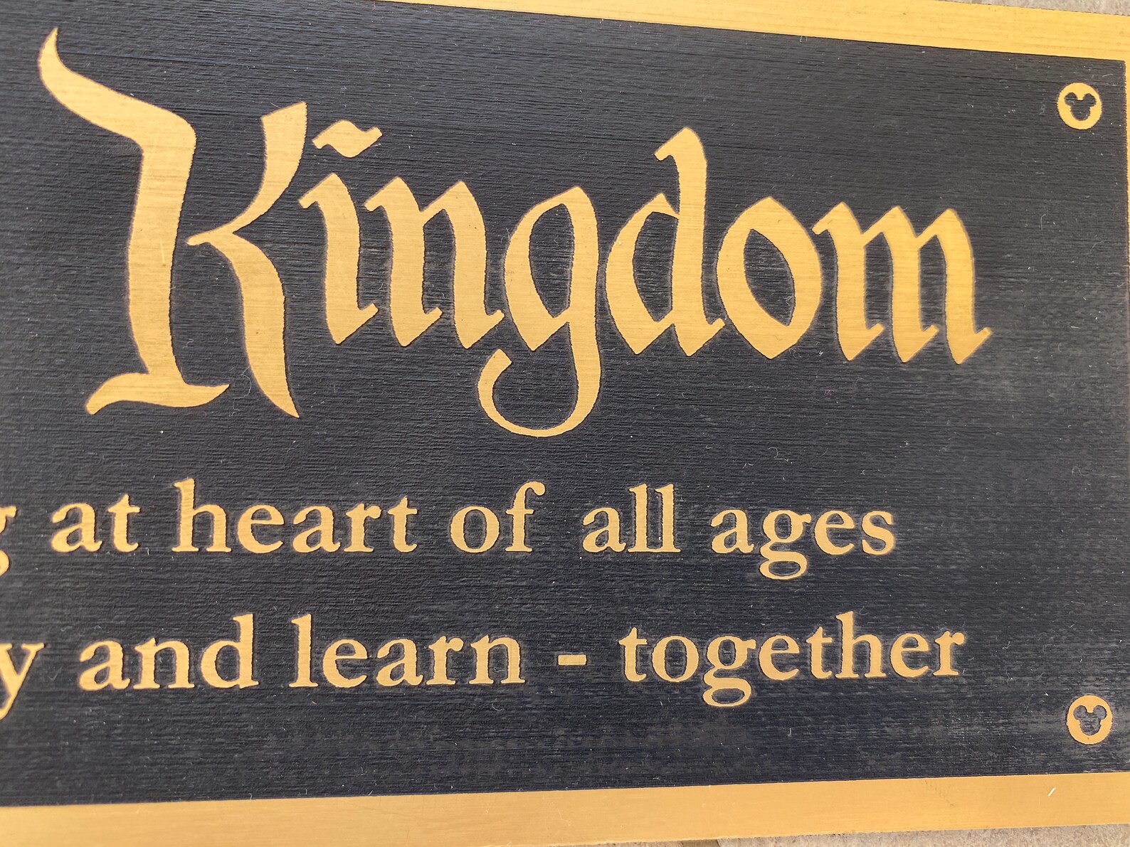 Magic Kingdom Sign - Etsy