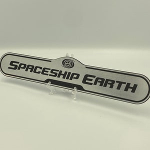 Spaceship Earth Sign - Etsy