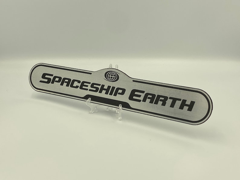 Spaceship Earth Sign - Etsy