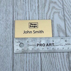 Custom Personalized Engraved Professional Name Badges With Custom Logos ...