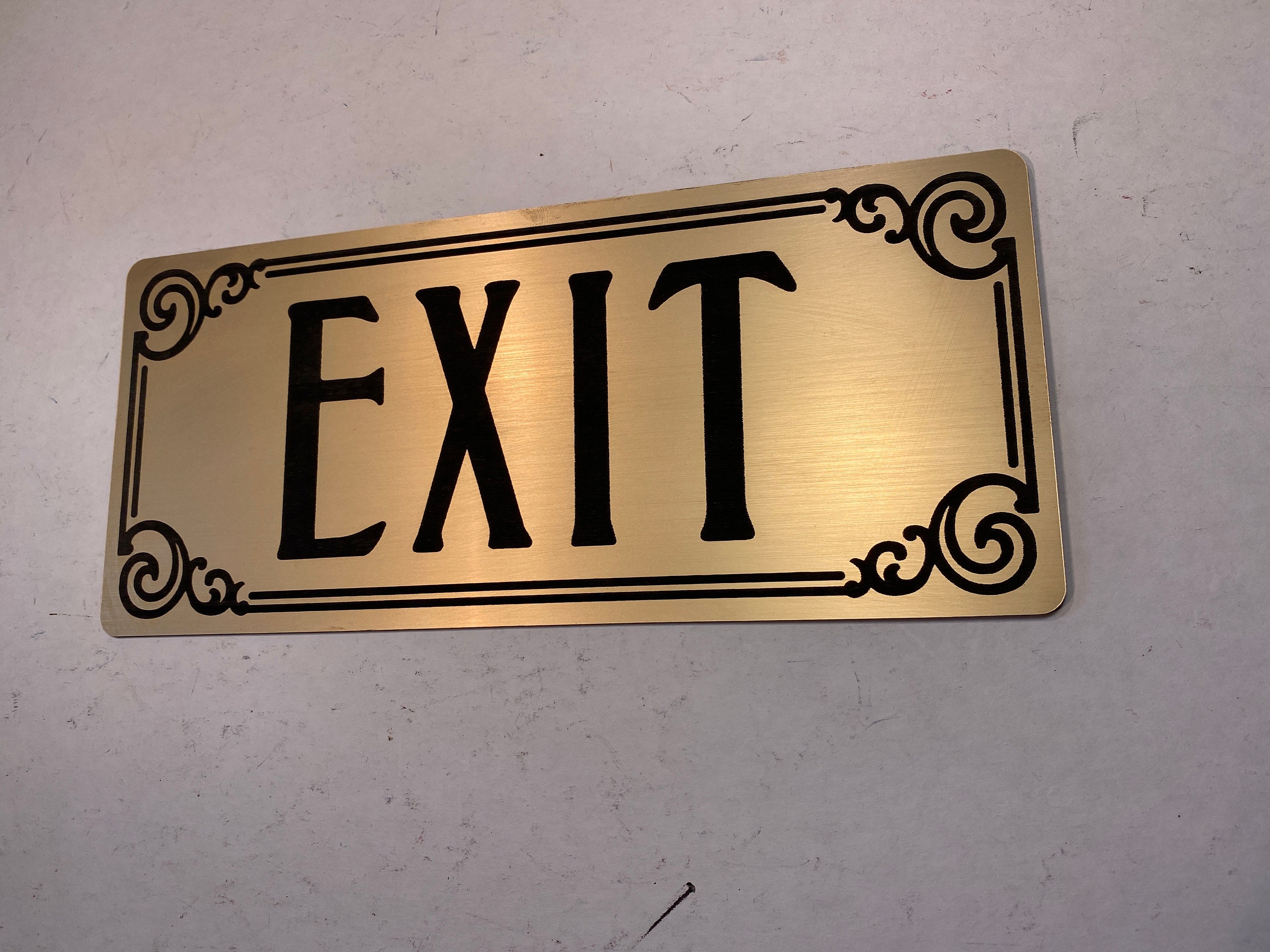 Exit Sign - Etsy