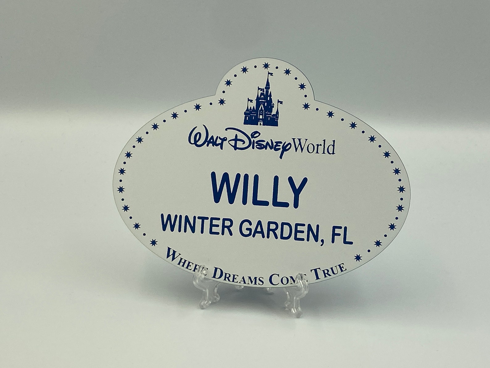 Cast Member Name Tag Badge Desk Sign Personalized - Etsy