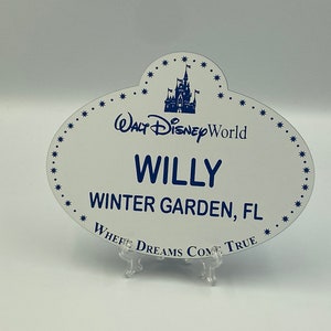 Cast Member Name Tag Badge Desk Sign Personalized - Etsy