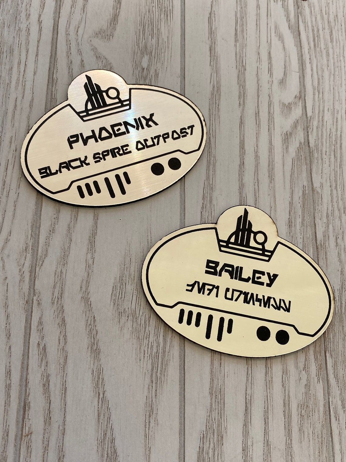 Galaxy's Edge Name Tag Wearable - Etsy