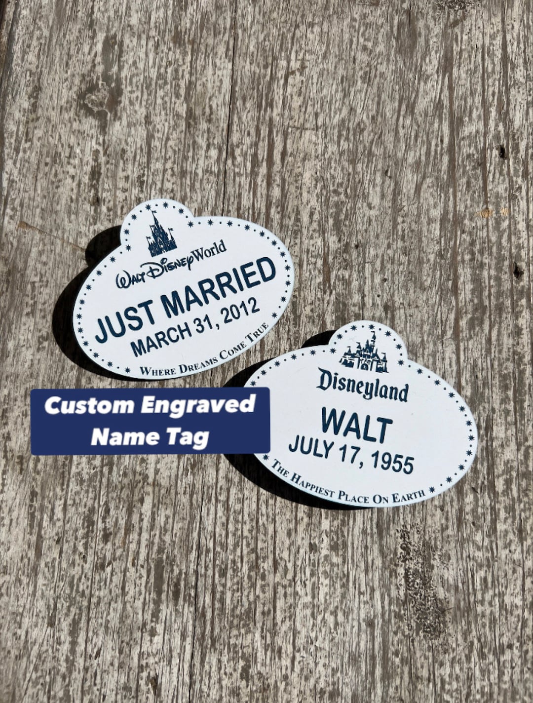 Cast Member Name Tag Badge - Personalized - Disney Parks Inspired ...