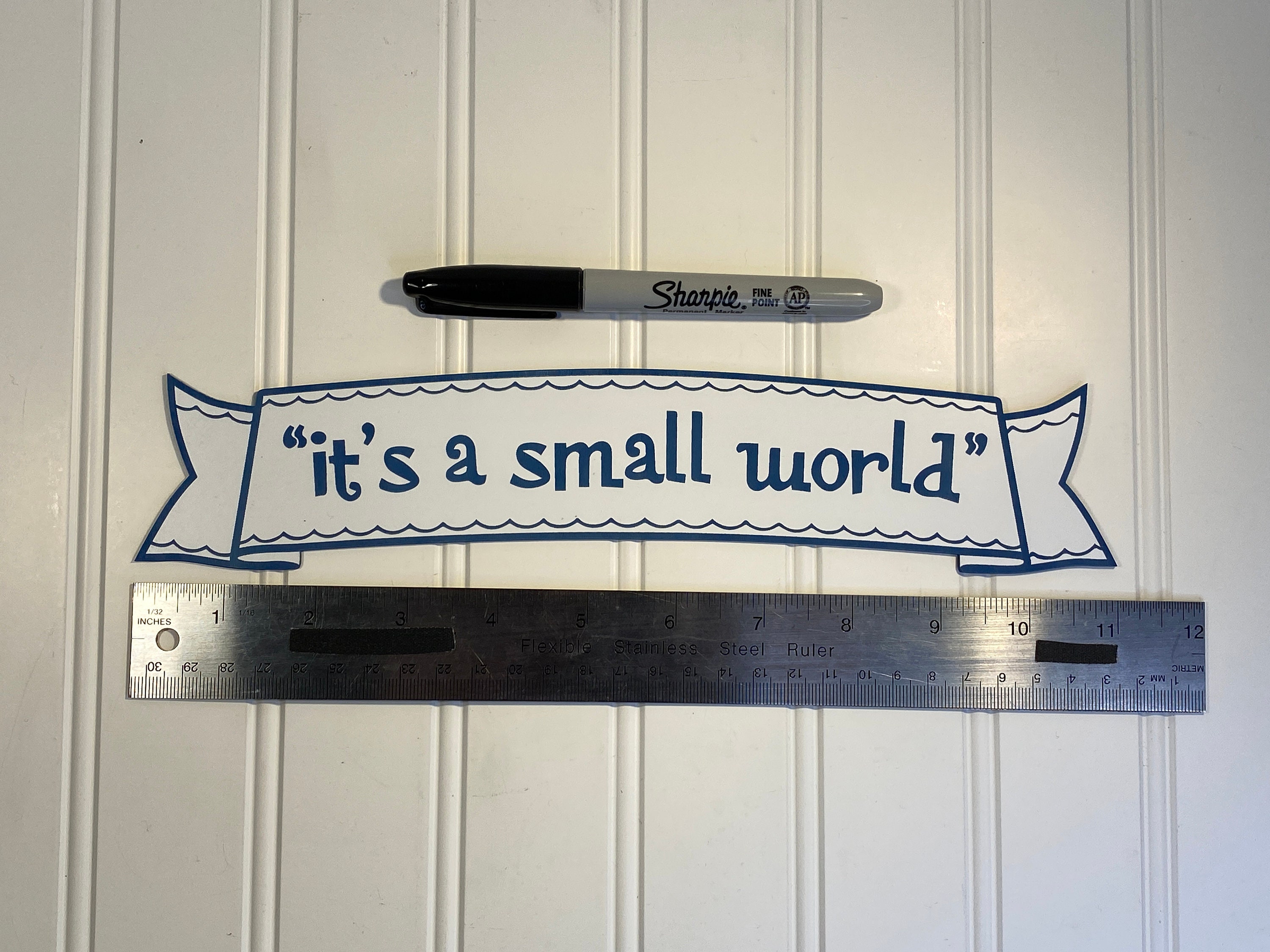 It's A Small World Sign | Etsy