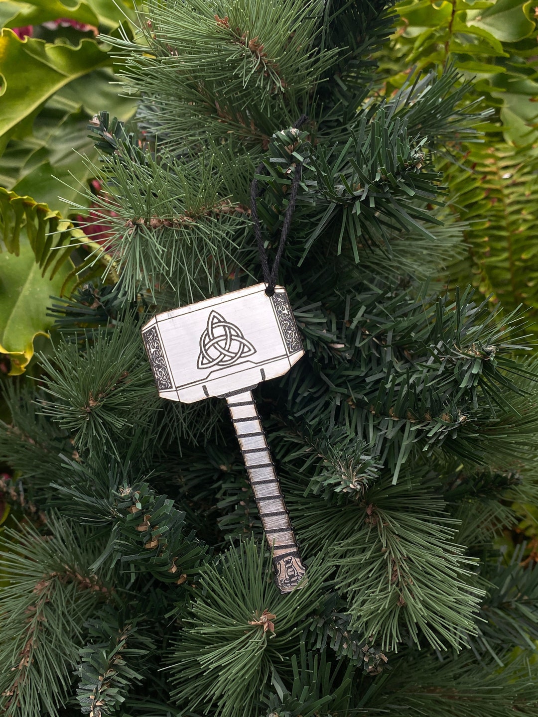 Thor Inspired Hammer Ornament - Etsy